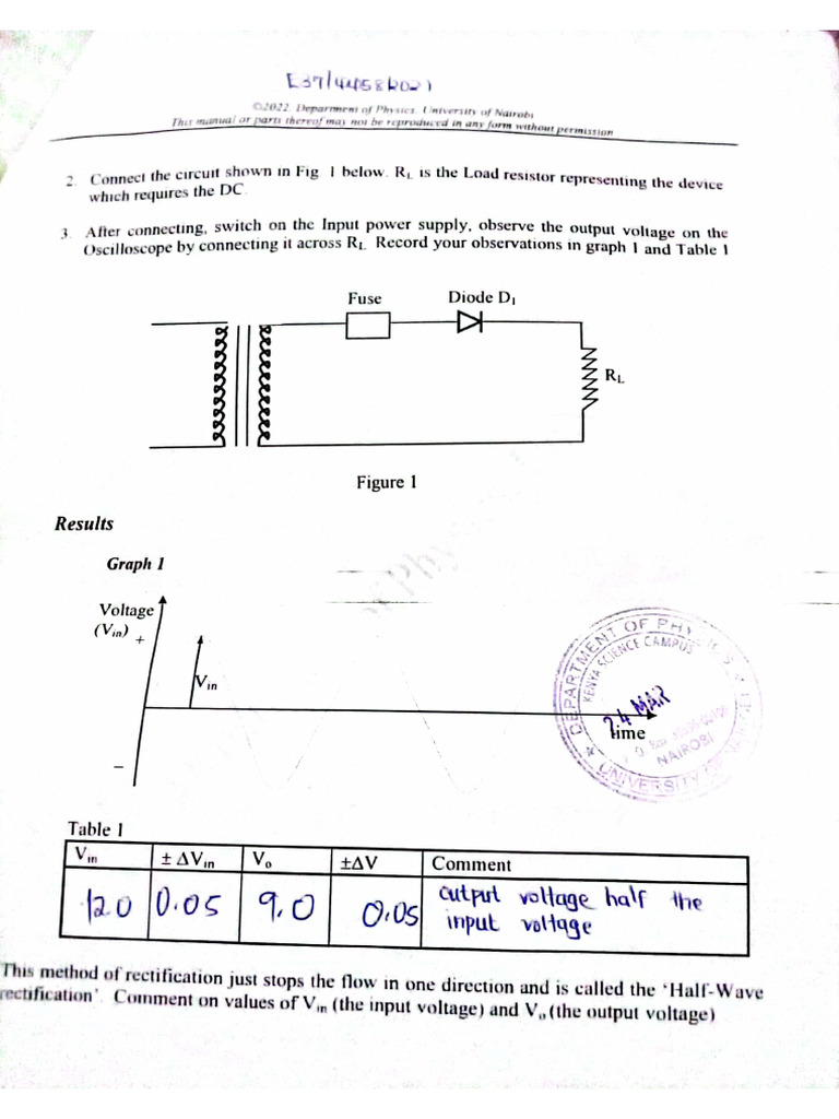 A1 Rectification Filters | PDF