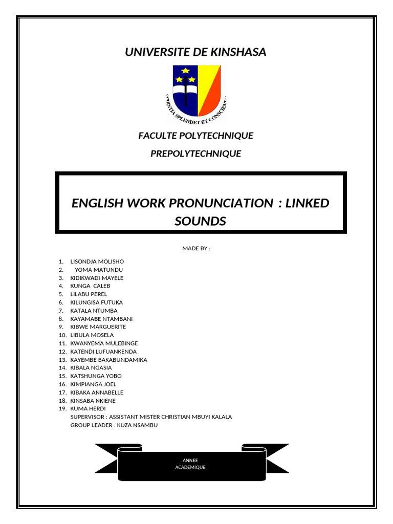 English Work | PDF | English Language | Vowel