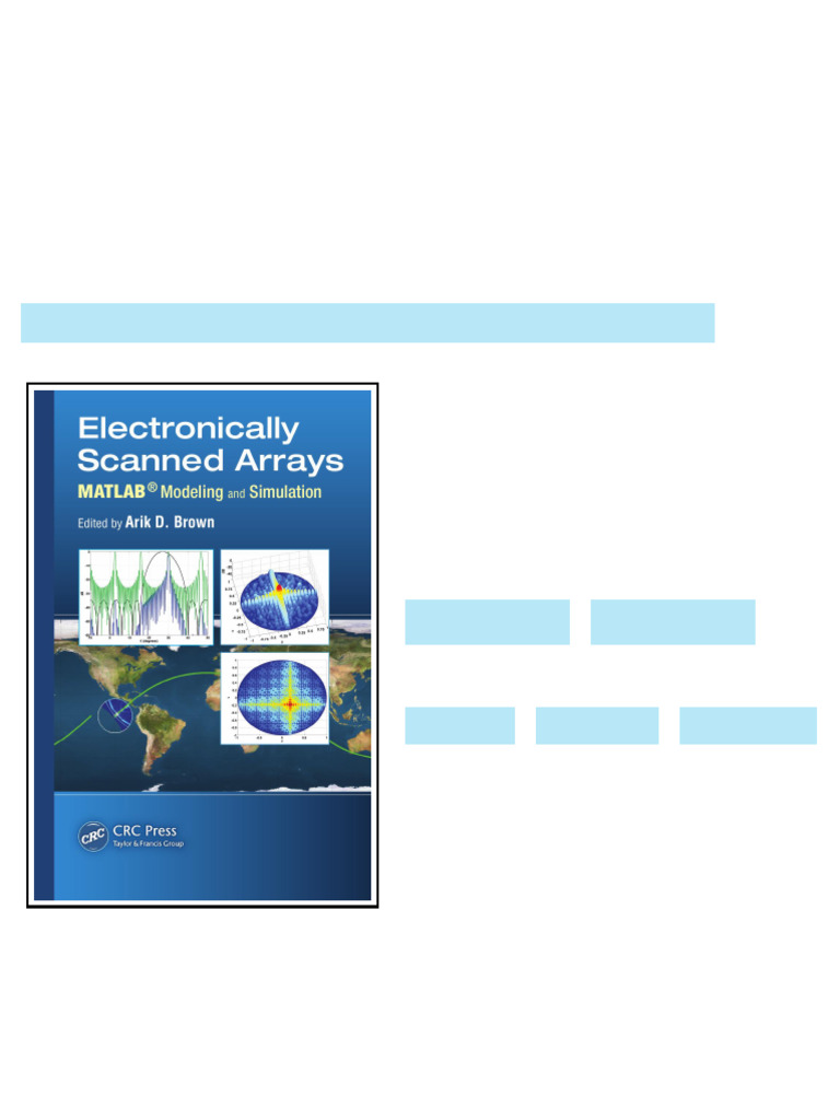 Electronically Scanned Arrays MATLAB Modeling and Simulation Full ...