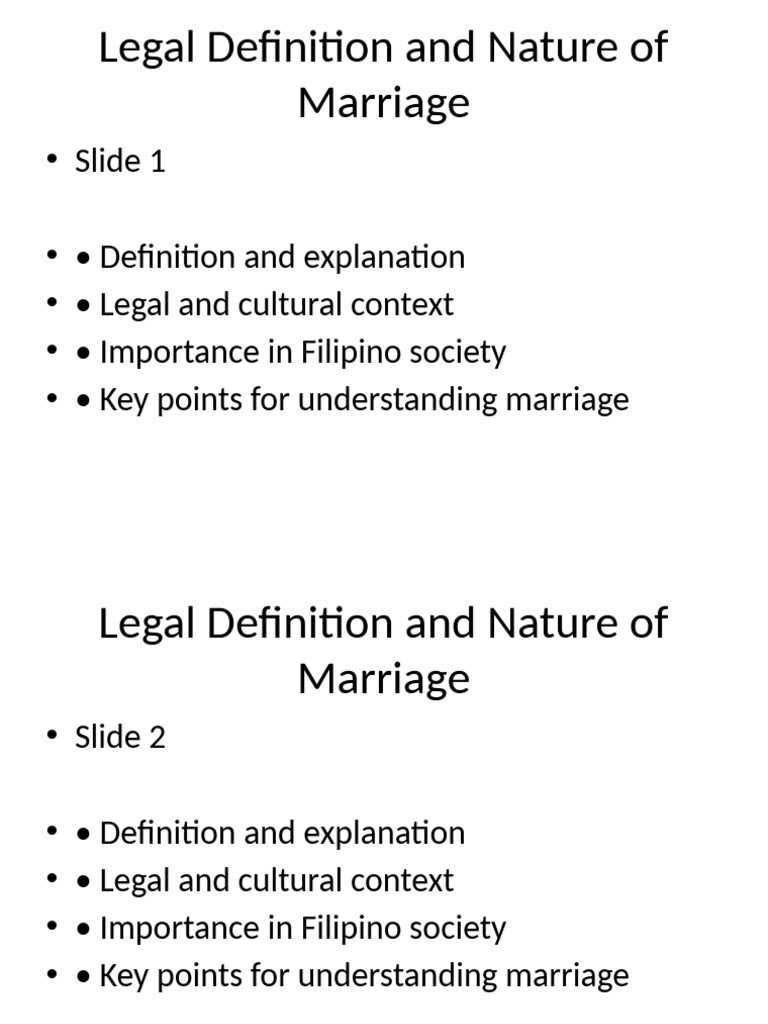 Marriage_PPT_2 | PDF | Lexicography | Definition