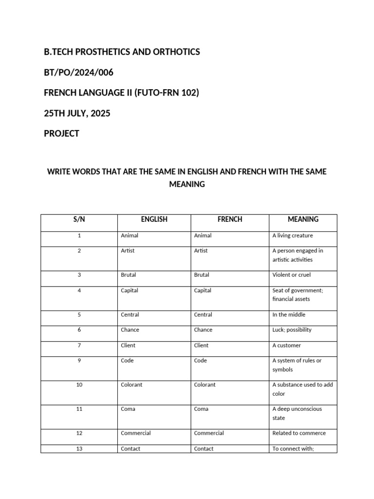 FRENCH | PDF | Image