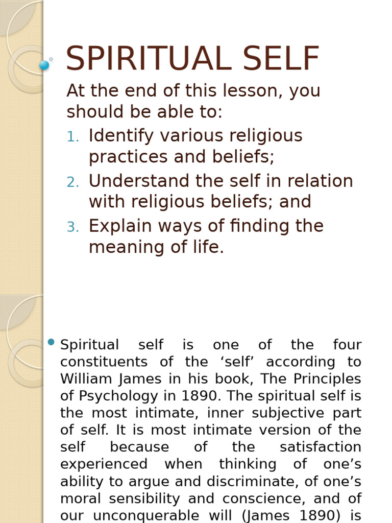 7 Spiritual Self | PDF
