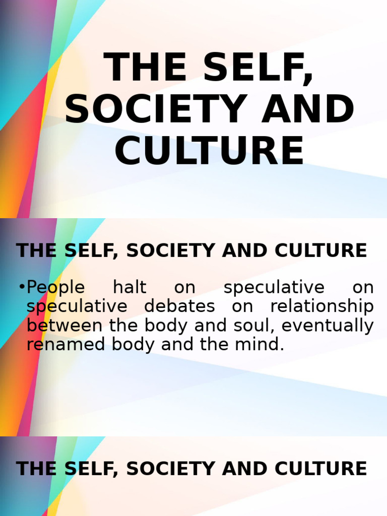 2 the Self Society and Culture | PDF | Gender | Gender Studies