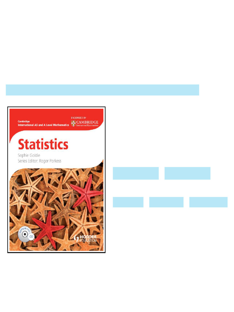 ALevel A Level CIE Shu Xue Jiao Cai Tong Ji Mathematics Statistics ...