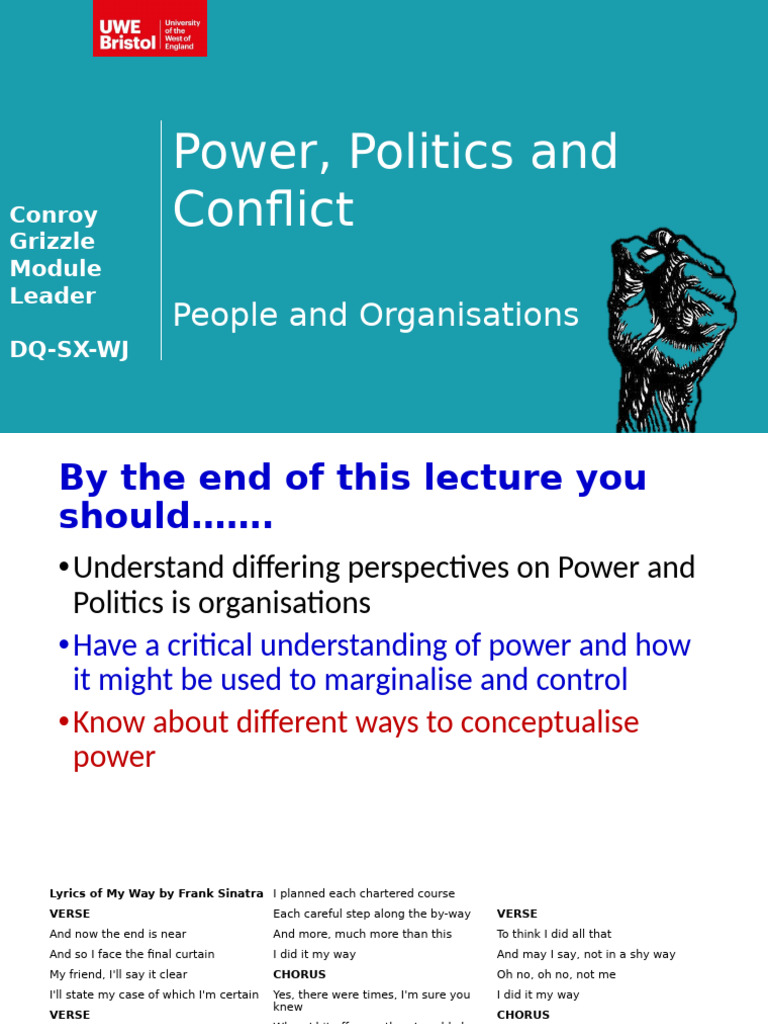 Understanding Power and Politics in Organizations | PDF | Power (Social ...