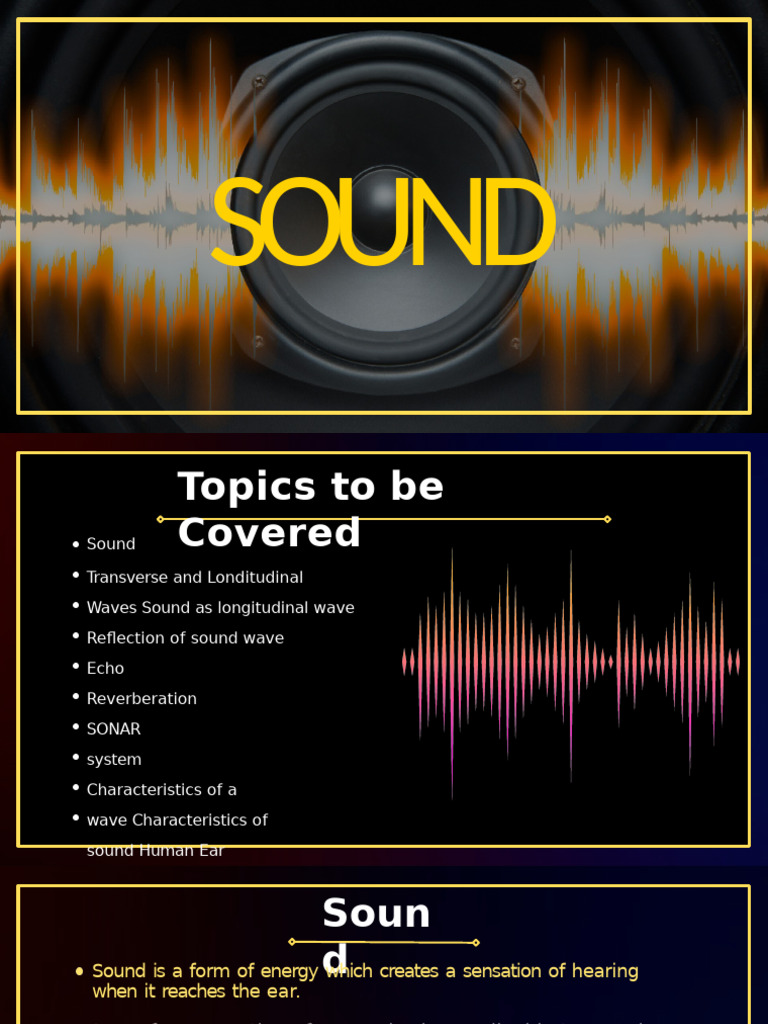 Sound | PDF | Sound | Waves