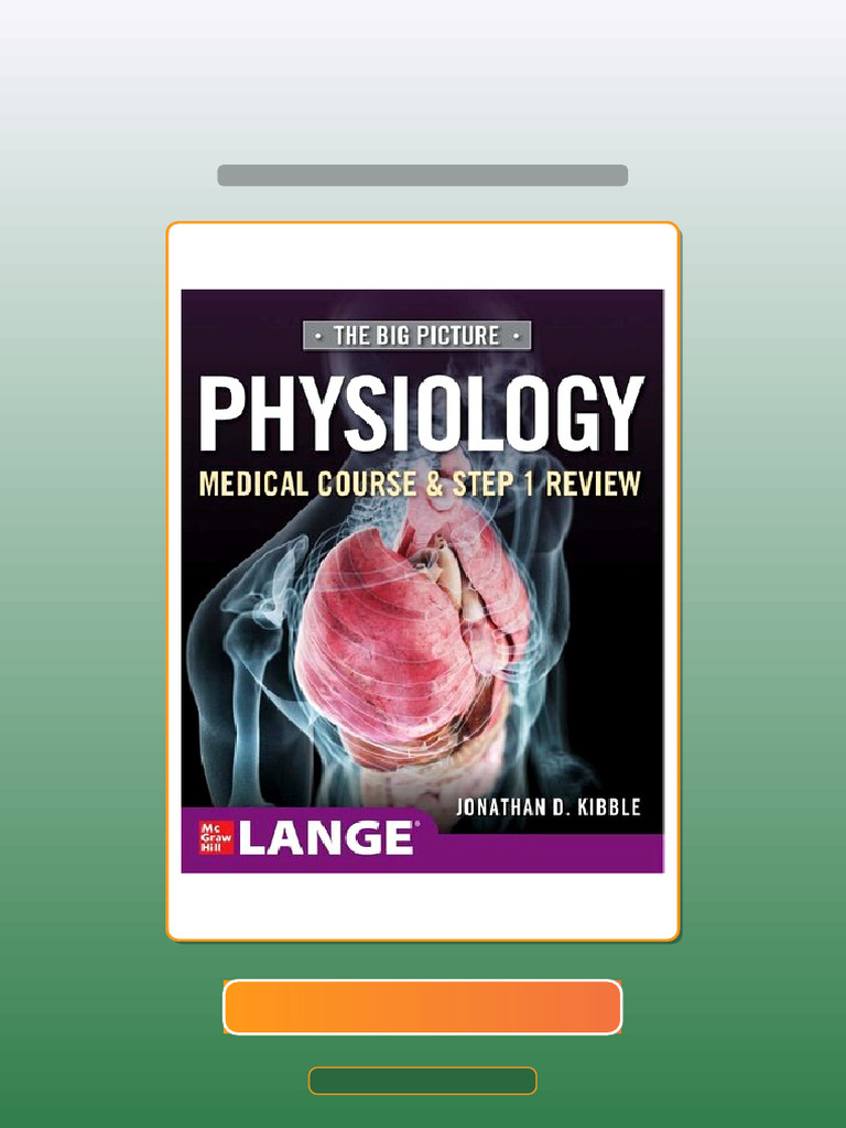 The Big Picture Physiology Medical Course and Step 1 Review 1st Edition ...