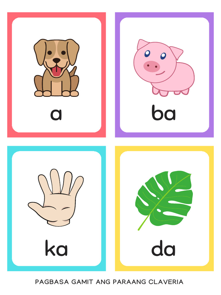 Pagbasa Gamit Ang Flashcards | PDF
