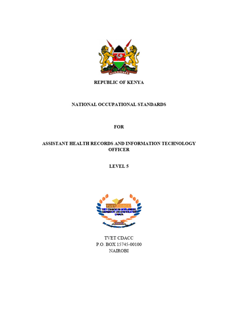 Assistant Health Records and I T Officer Level 5 (1) | PDF ...