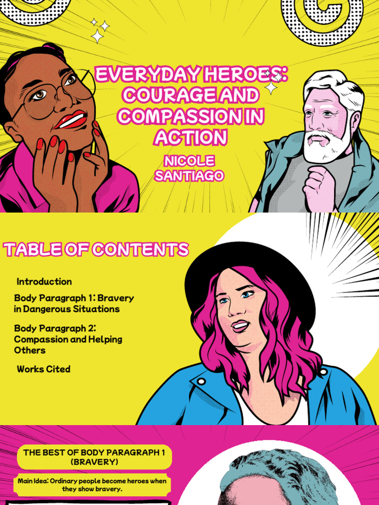 Everyday Heroes: Bravery & Compassion | PDF | Courage | Compassion