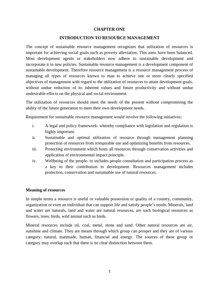 Resource Management | PDF | Human Resource Management | Human Resources