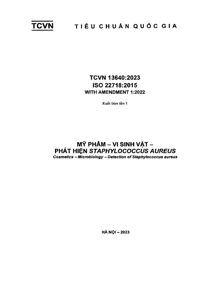 TL.TCVN.0219 - TCVN 13640_2023 (ISO 22718_2015) | PDF