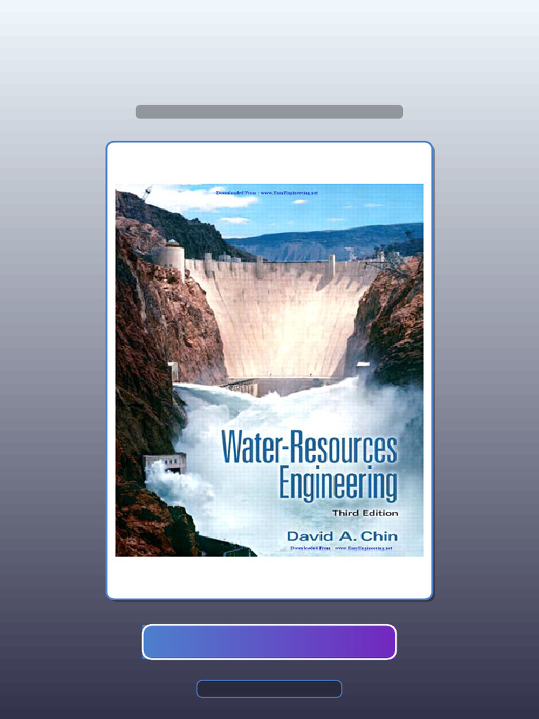 Water Resources Engineering David a Chin 241184 | PDF