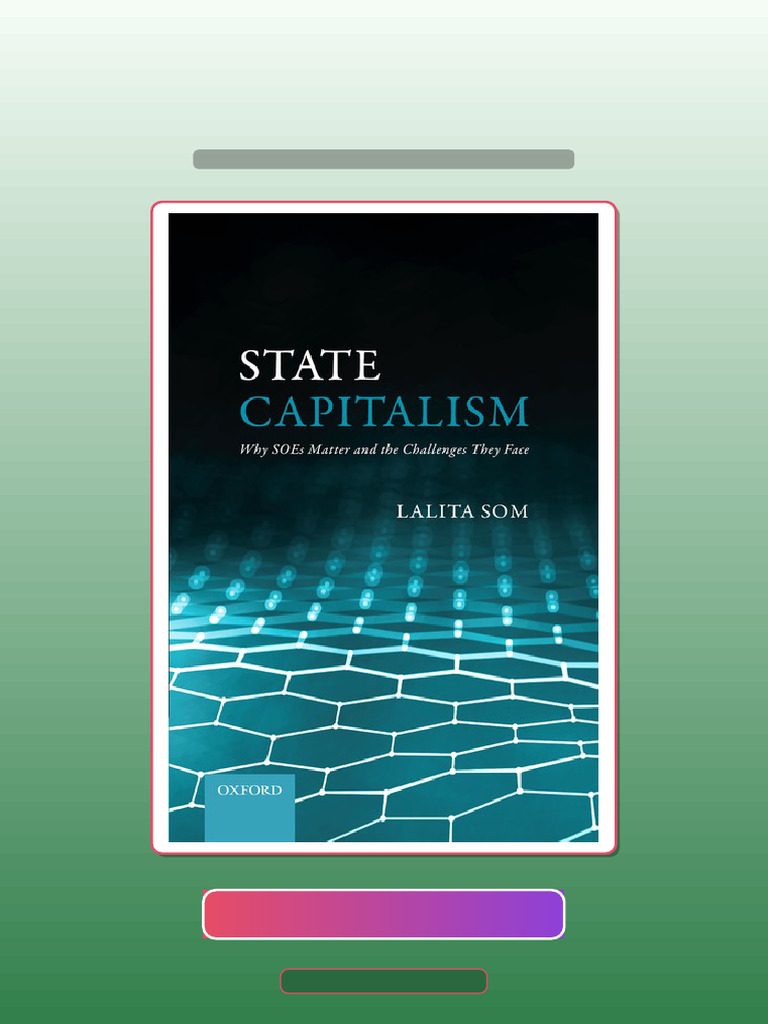 Test Bank for State Capitalism Why SOEs Matter and the Challenges They ...