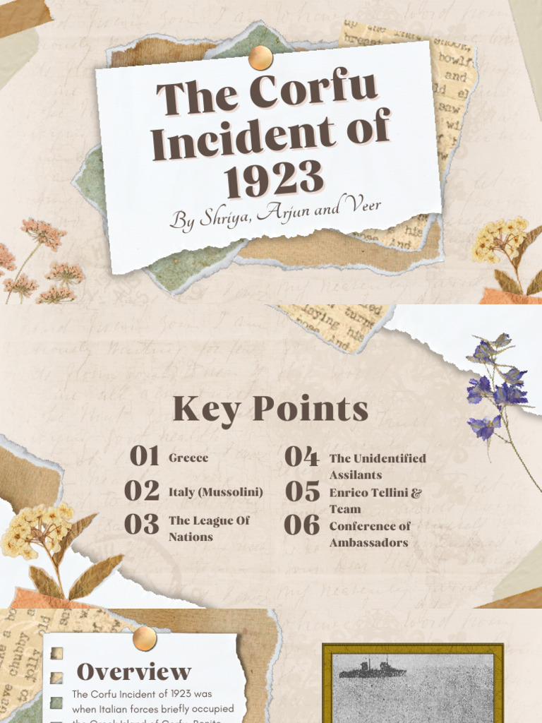 The Corfu Incident of 1923 | PDF | Conflicts | Italy
