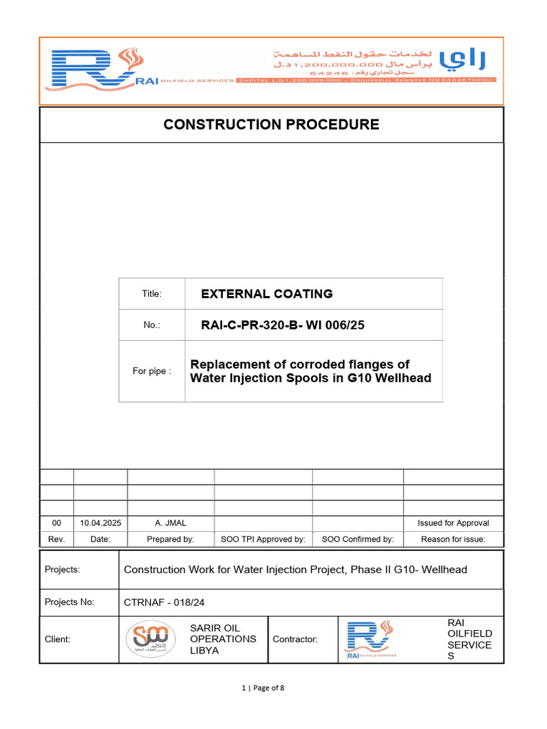 External Painting Procedure Rai-C-Pr-320-B Wi 006.25 Rev.00 | PDF ...