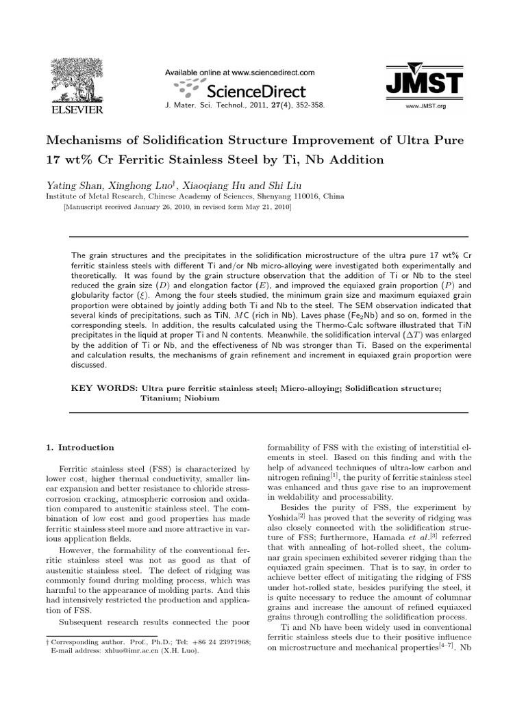 5.mechanisms of Solidification Structure Improvement of Ultra Pure 17 ...