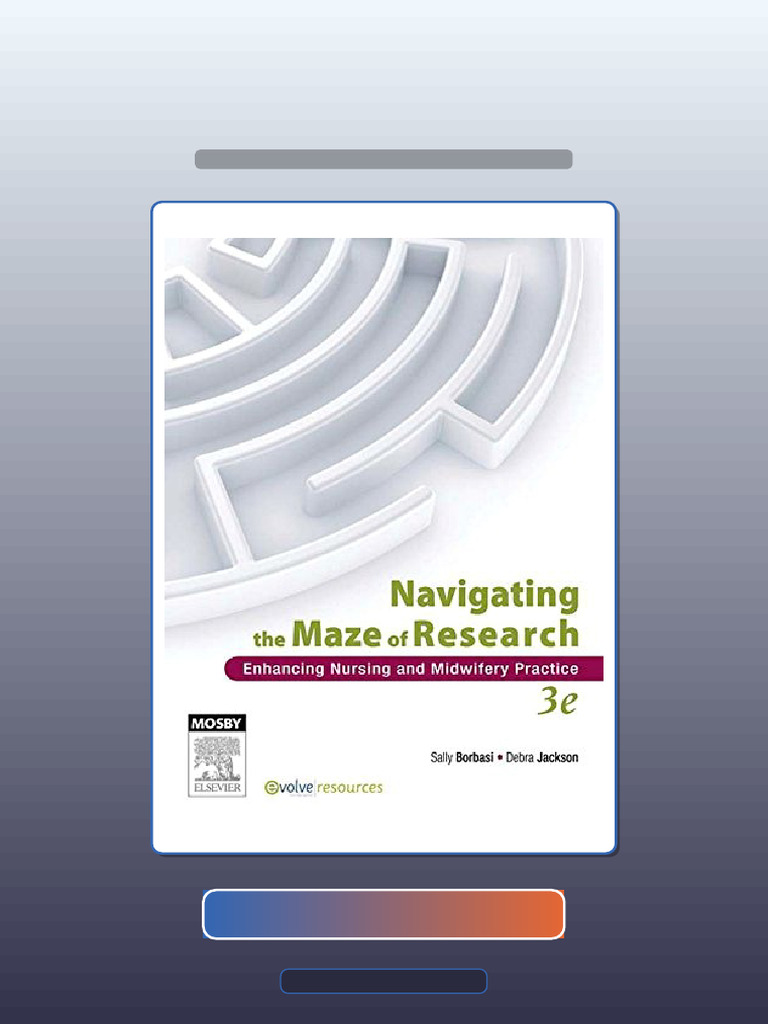 Test Bank For Navigating The Maze of Research 3rd Edition by Sally ...