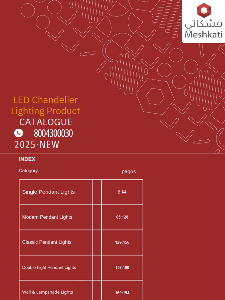 LED Chandelier Lighting Catalogue | PDF | Electrical Components | Glass ...