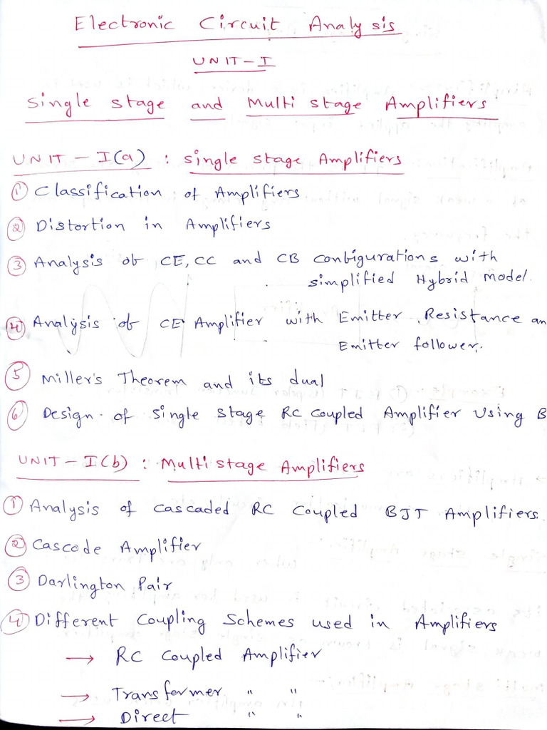 Electronic Circuit Analysis | PDF