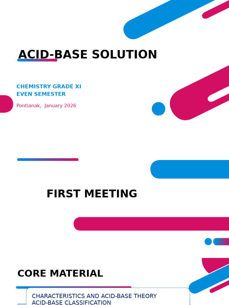 PPT Chapter 5. Acid-Base Solution Part I 1 | PDF | Acid | Ph
