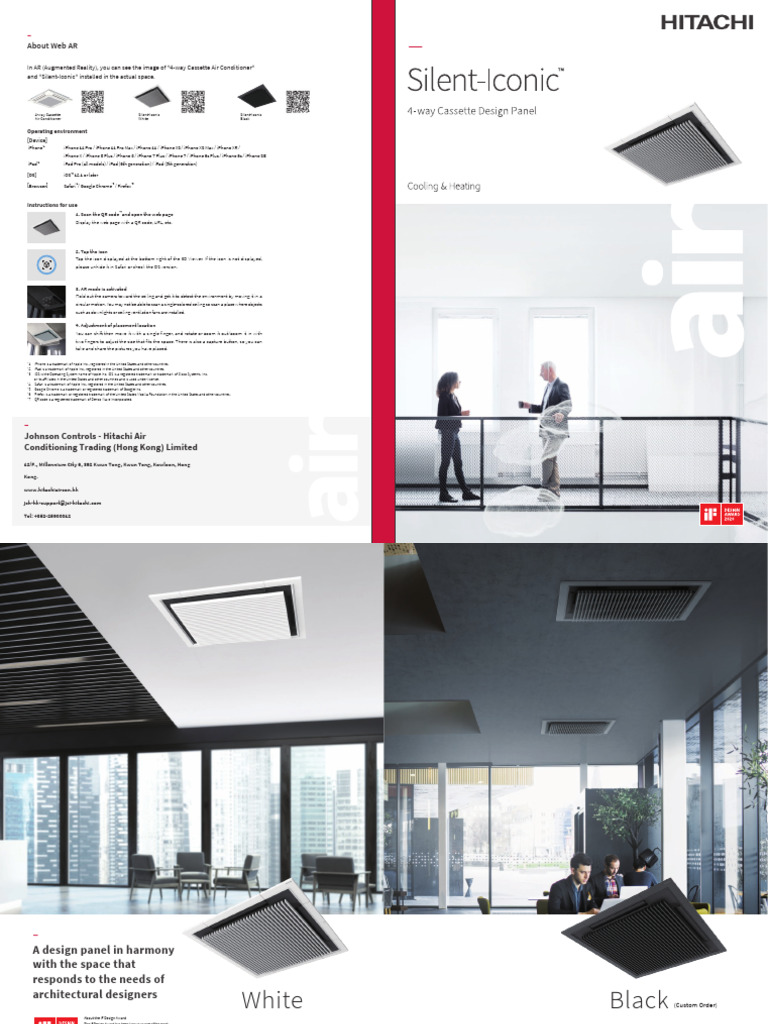 (ENG)_hitachi Silent-Iconic brochure | PDF | I Phone | I Pad