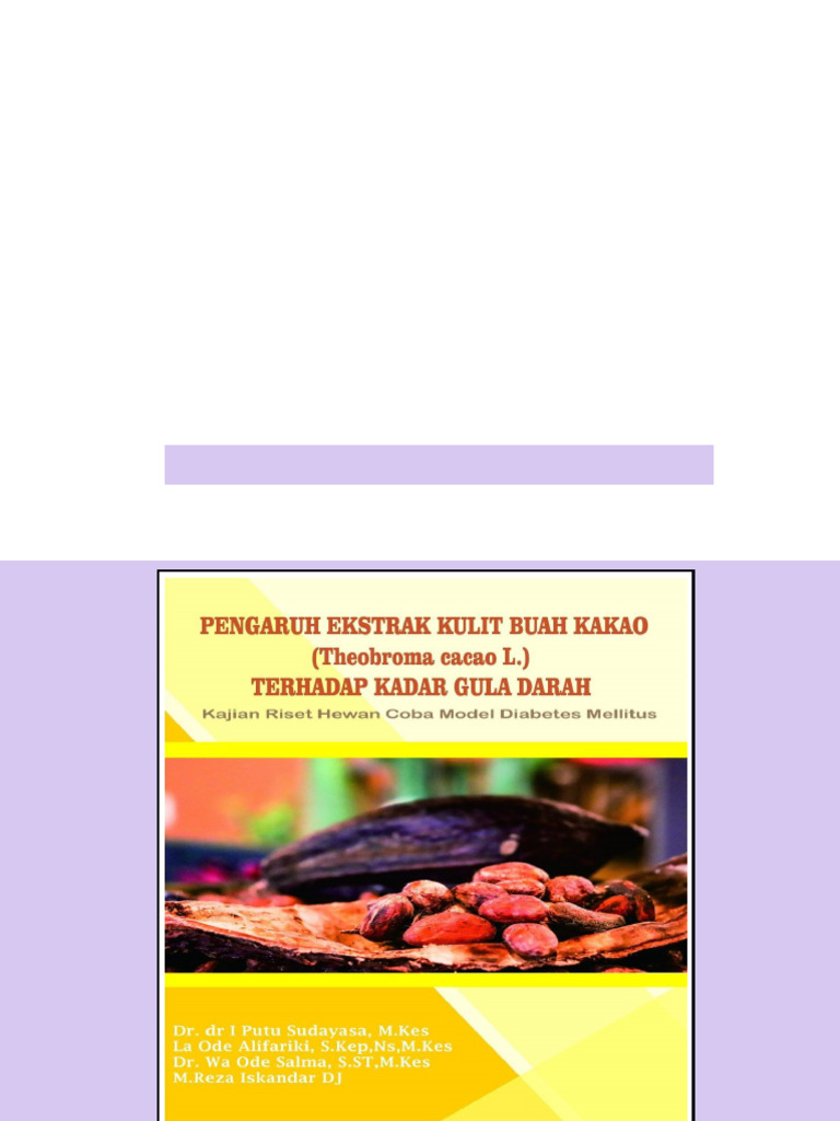 (Ebook) Pengaruh Ekstrak Kulit Buah Kakao (Theobroma cacao L.) terhadap ...