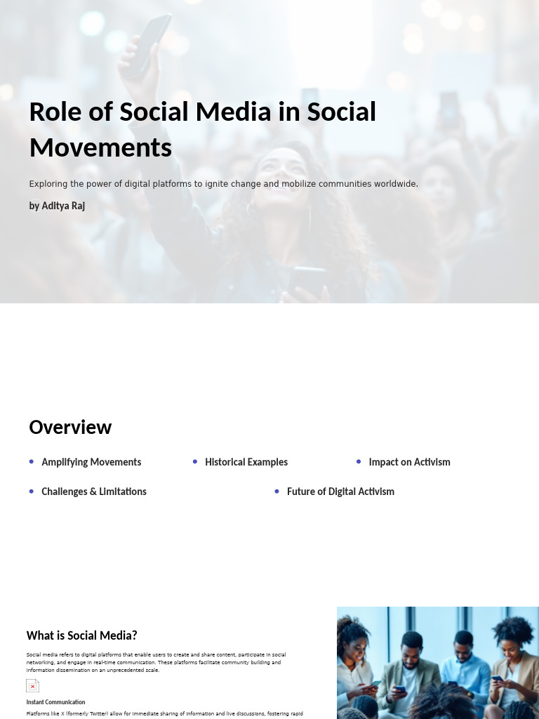 Social Media's Impact on Activism | PDF | Social Media | Popular ...