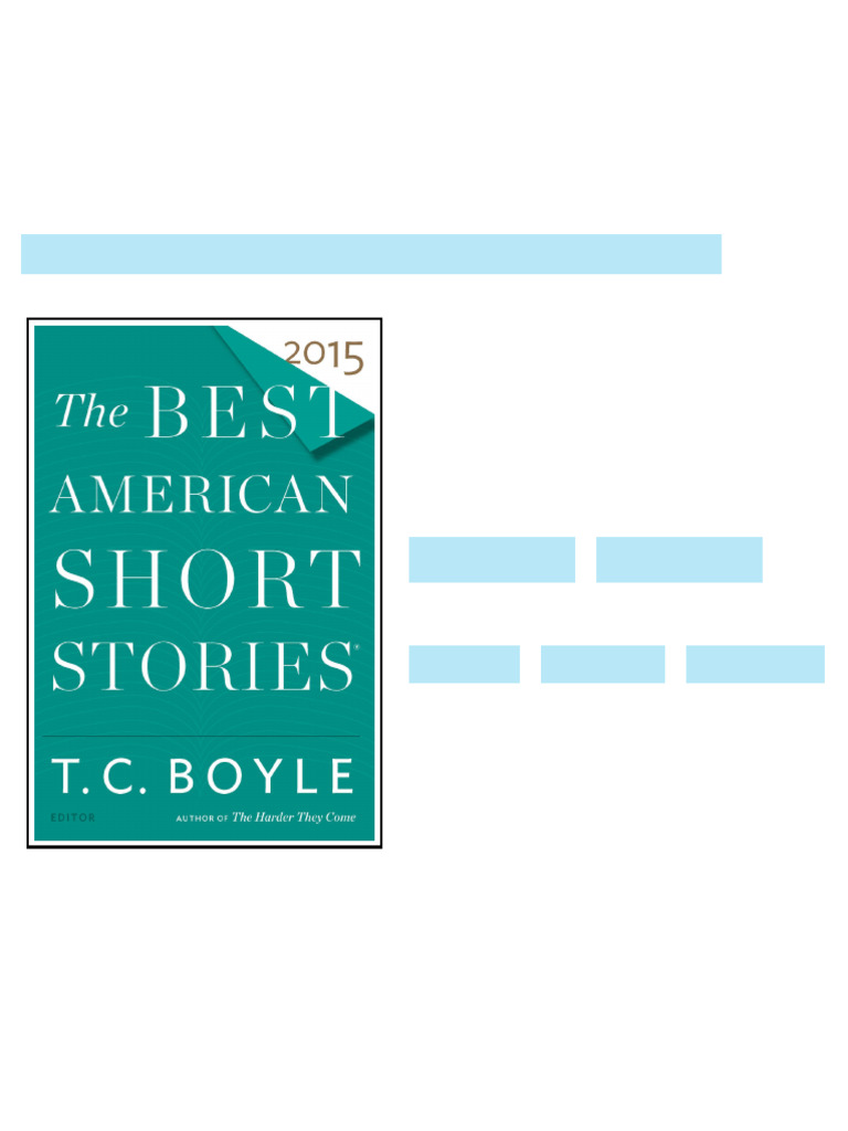 Best American Short Stories 2015 The digital download | PDF