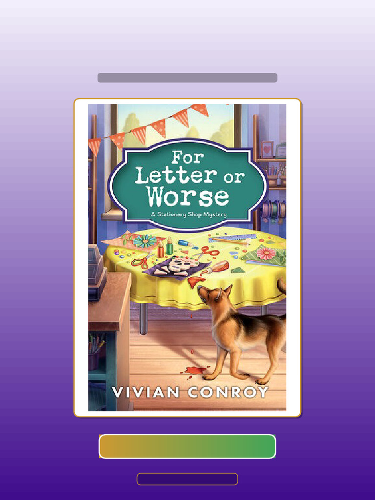 Test Bank for for Letter or Worse Conroy Vivian | PDF