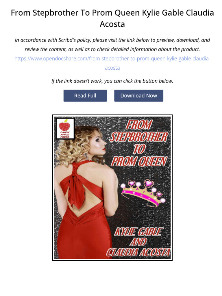 From Stepbrother To Prom Queen Kylie Gable Claudia Acosta | PDF