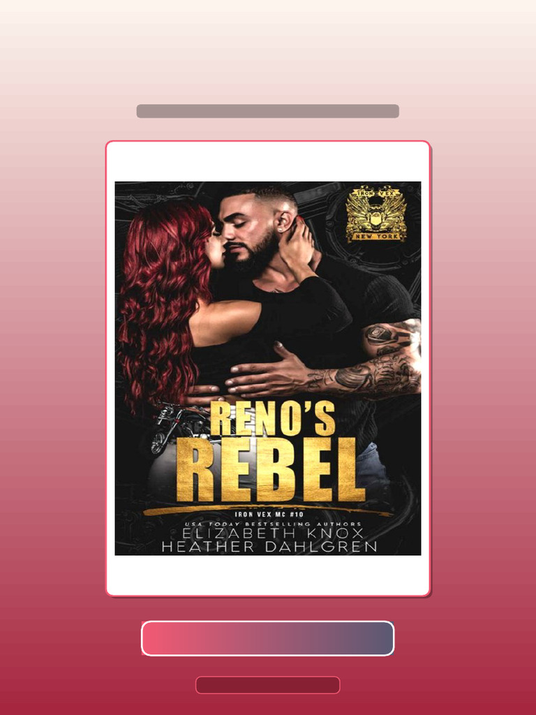 Test Bank for Renos Rebel Iron Vex MC Book 10 Elizabeth Knox Heather ...