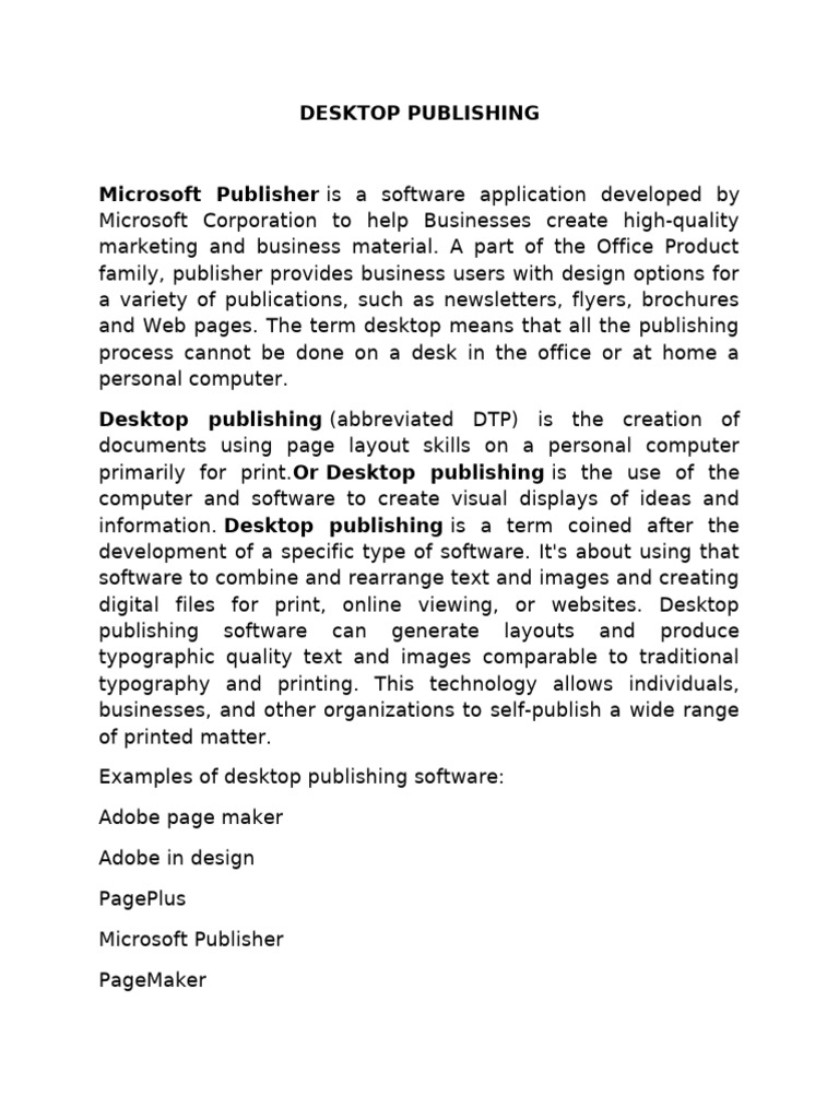 Desktop Publishing | PDF | Page Layout | Graphics