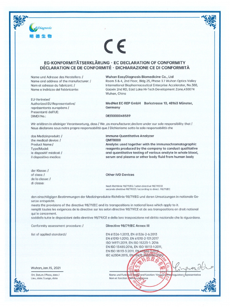 Ce Doc 8000 | PDF