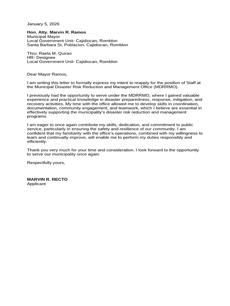 Marvin Letter of Intent | PDF