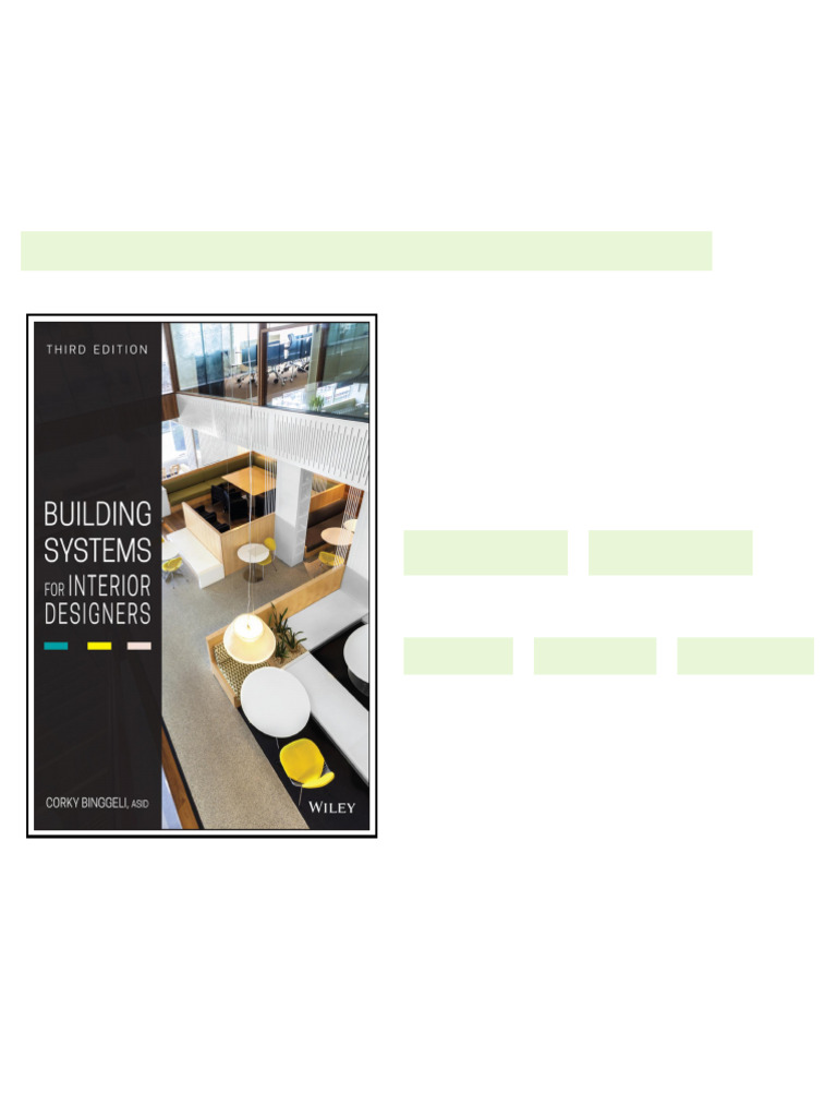 Building Systems for Interior Designers available any format | PDF