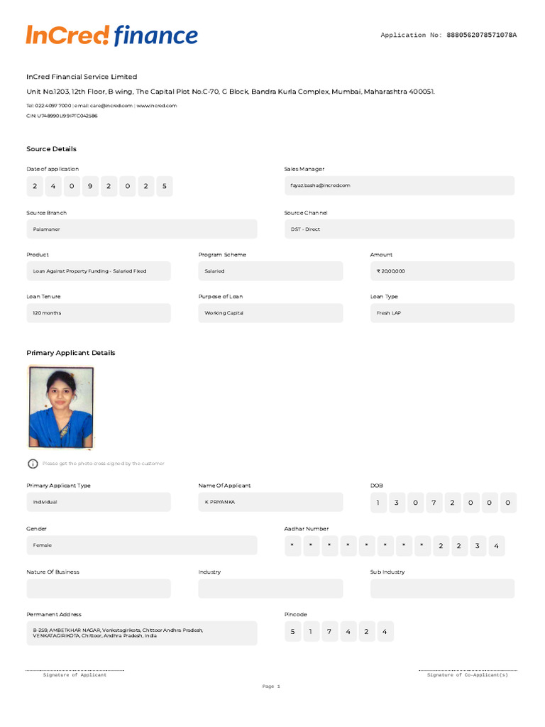 Application Form(10) | PDF