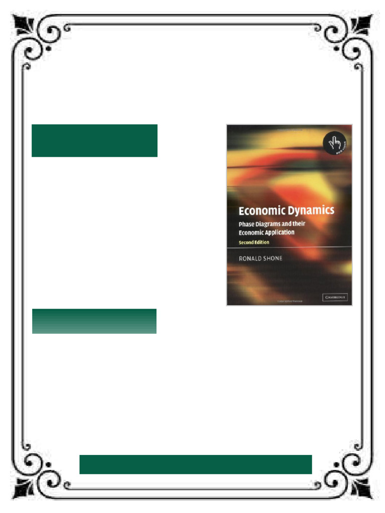 Economic dynamics phase diagrams and their economic application 2nd ...