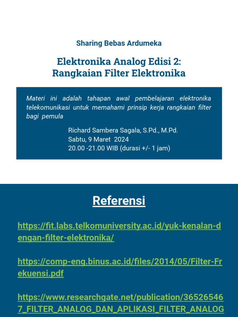 20 Juli 2024 - Ardumeka - Elektronika Analog Untuk Seri Audio Video ...