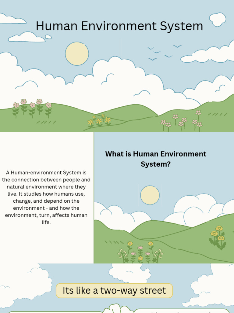 Human-Environment System Overview | PDF | Natural Environment ...