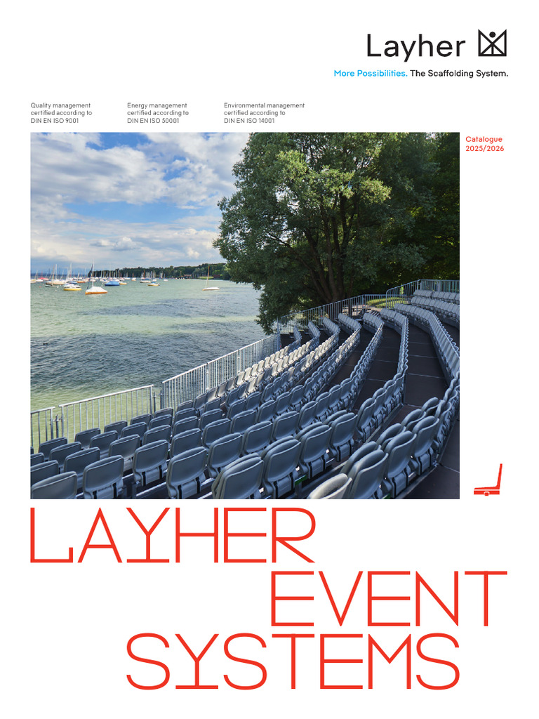 Layher Event Systems Catalogue 2025-2026 | PDF | Stairs