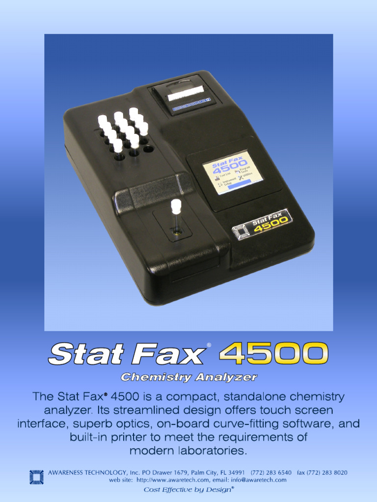 Stat Fax 4500 | PDF