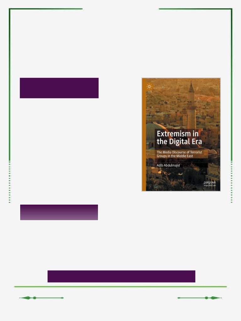 Extremism in the Digital Era: The Media Discourse of Terrorist Groups ...