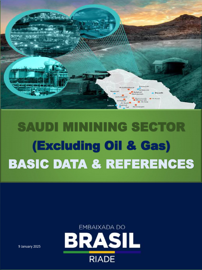 Overview of Saudi Mining Sector 2025 | PDF | Mining | Saudi Arabia