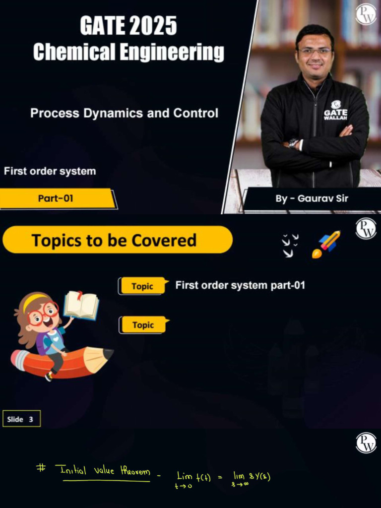 First Order System 01 - Class Notes | PDF
