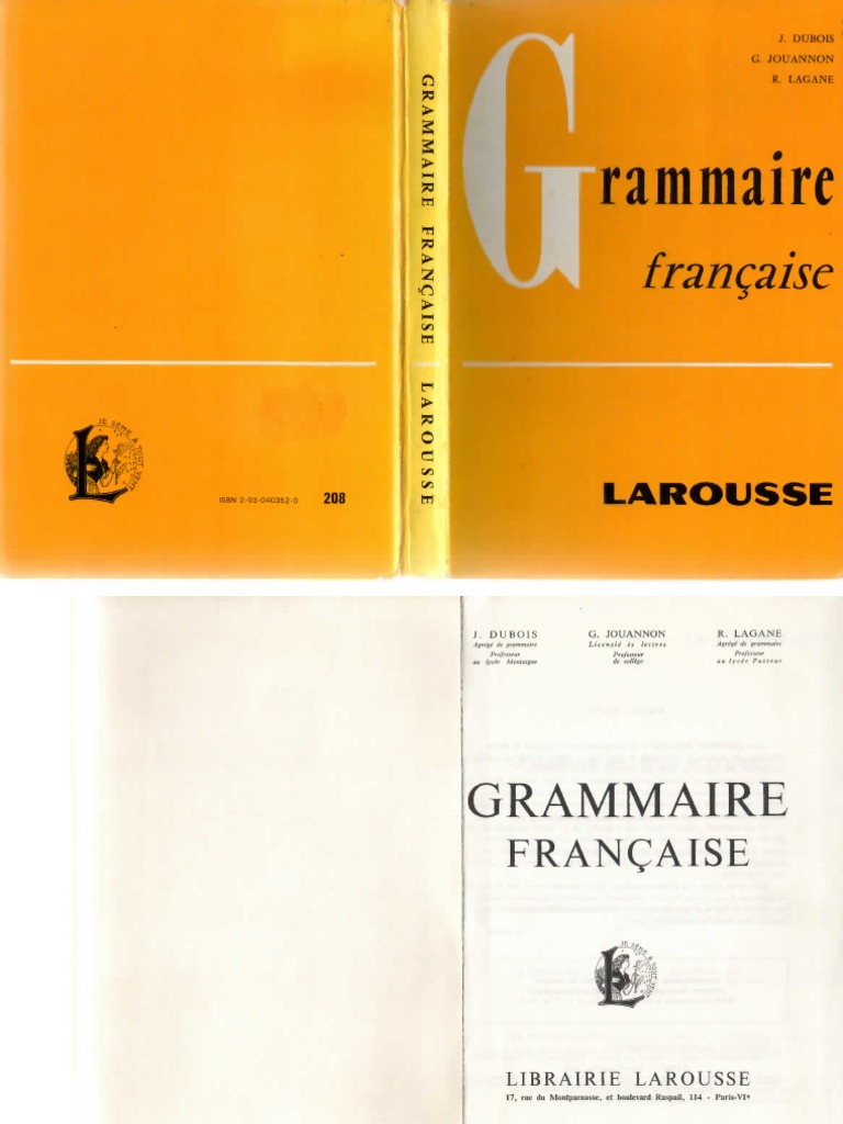 Langue Francaise Grammaire Francaise Complete | PDF