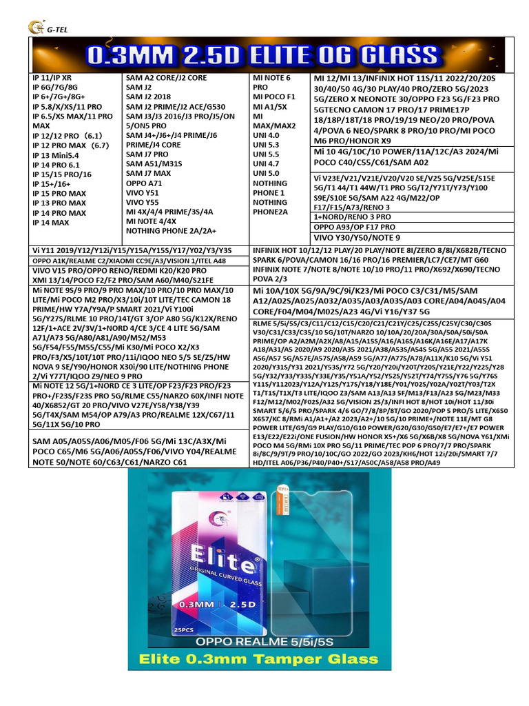 G-tel Update Lite 01-12-2025 | PDF | I Phone | Film And Video Technology