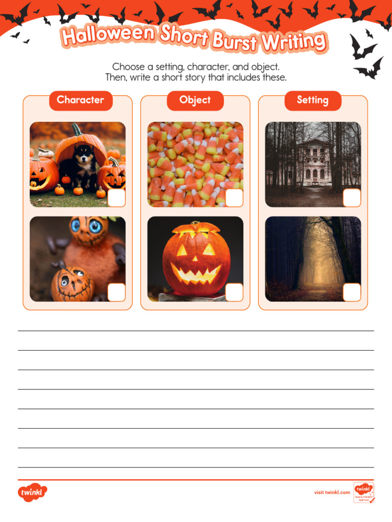 Halloween Short Story Writing Template Us e 1725901250 Ver 1 | PDF