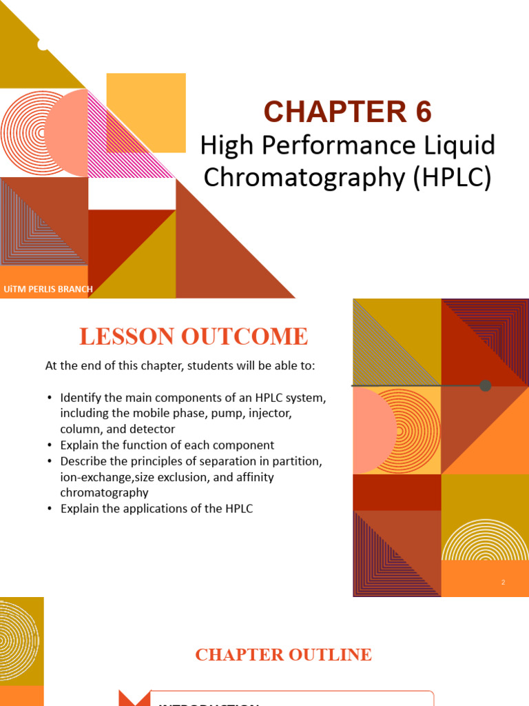 HPLC: Components and Applications Explained | PDF | High Performance ...
