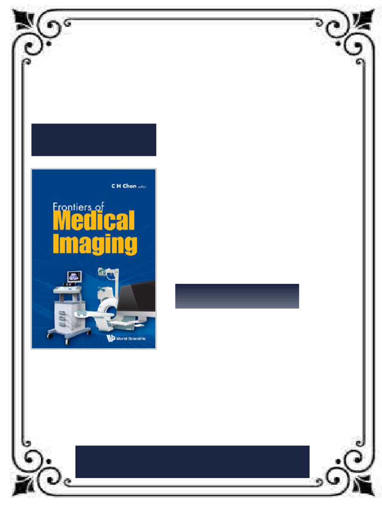 Frontiers Of Medical Imaging 1st Edition Chen Chi Hau ebook ...
